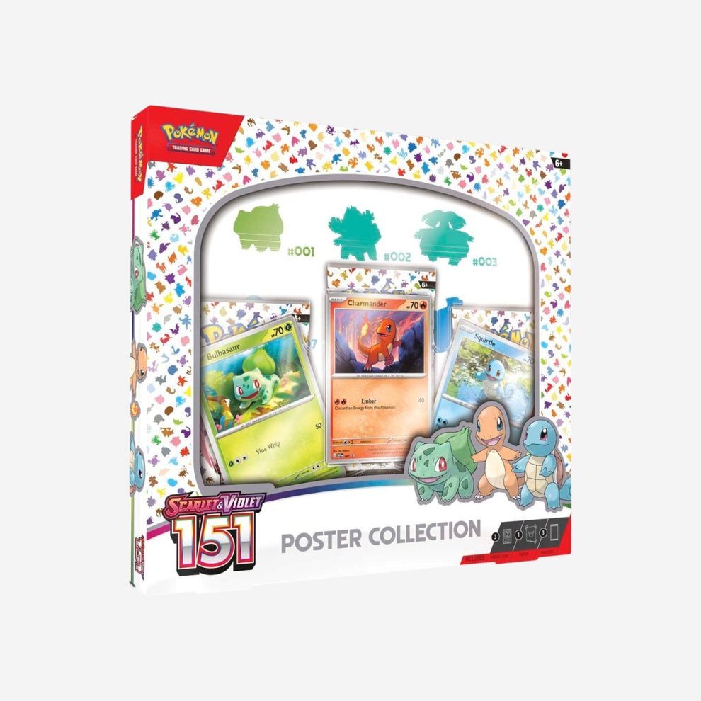 Pokemon TCG: Scarlet & Violet-151 Poster Collection – Kanto Poke